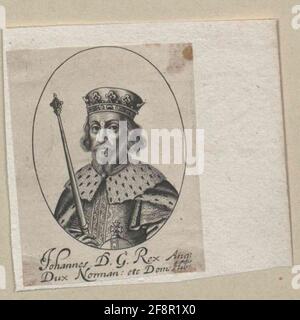 Johann without land, King of England 1601/1750 Stock Photo - Alamy