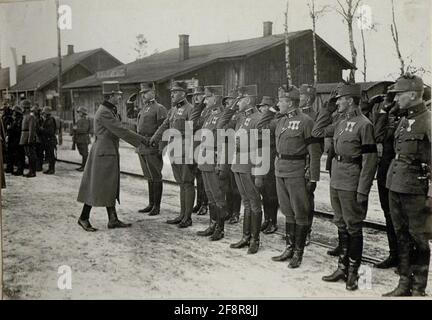 Charles I visits the imperial German South Army in Chodoriw, 3.5.1917 ...