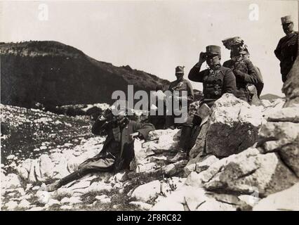 Emperor Charles I in the XI. Isonzo slaughter Stock Photo - Alamy