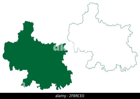 Gumla district (Jharkhand State, Republic of India, South Chotanagpur ...