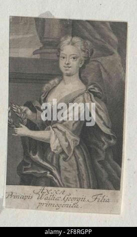 Anna, Princess of England Stecher: Bernigeroth, Martin Stock Photo - Alamy