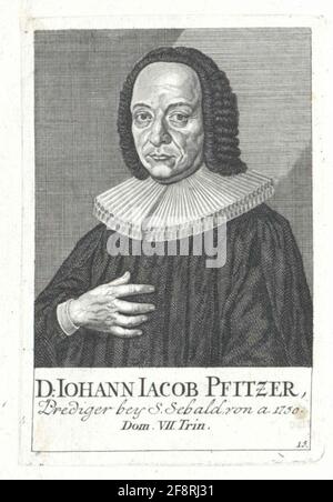 Portrait of Johann Melchior Jacob Stock Photo - Alamy