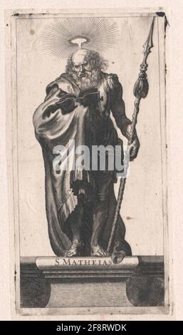 The Apostle Matthias; Christ and the apostles Stock Photo - Alamy
