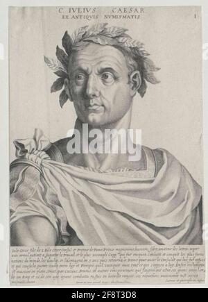 Julius Caesar - Gaius Julius Caesar 100 – 44 BC Roman emperor, by ...