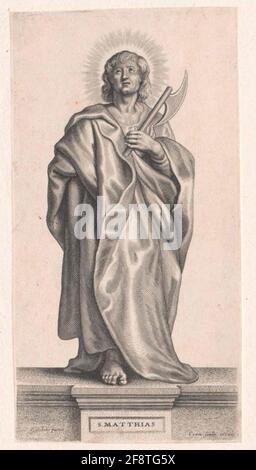 Apostle Matthias, Christ, the twelve apostles and Paul, Hendrick ...