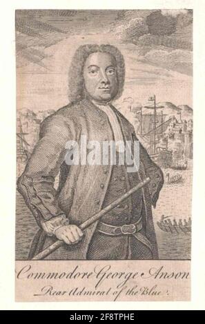 Anson, 1. Baron Anson, George Stock Photo - Alamy