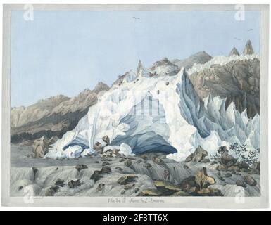 View of the source of the arveron Stock Photo - Alamy