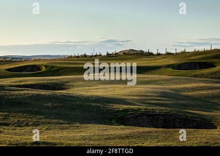 Goswick Golf Course, Northumberland Stock Photo - Alamy