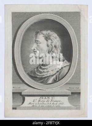 Johann II The good, king of France Stock Photo - Alamy
