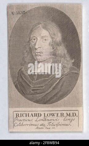 Historical blood transfusion. 17th century artwork of a patient during ...