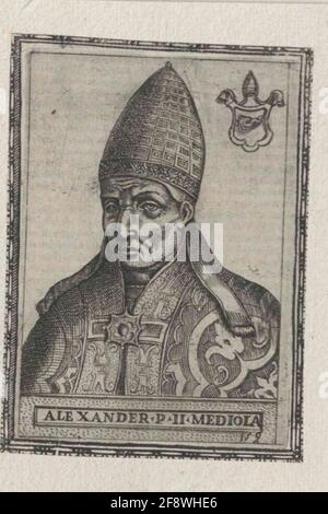 Alexander II., papa Stock Photo - Alamy
