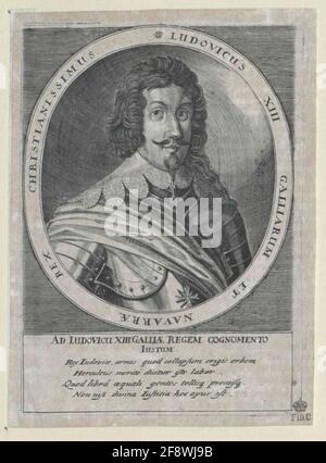 Ludwig XIII., King of France 1626/1750 Stock Photo - Alamy