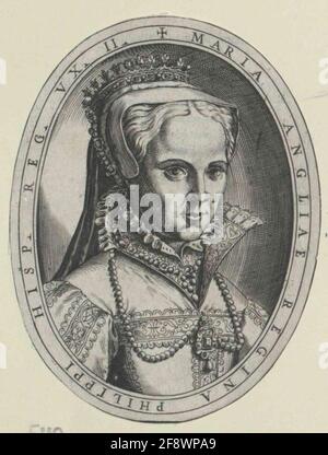 MARY TUDOR Catholic Queen of England as Princess Mary, daughter of ...