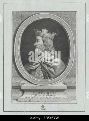 Chlothar II., King of Franconia Stock Photo - Alamy