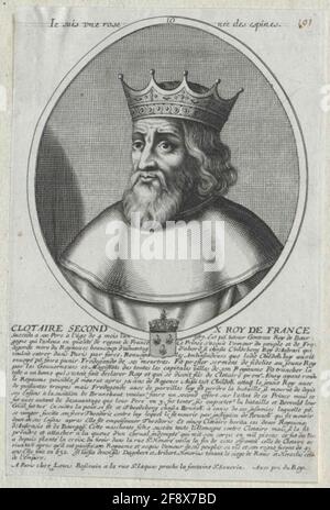 Chlothar II., King of Franconia Stock Photo - Alamy