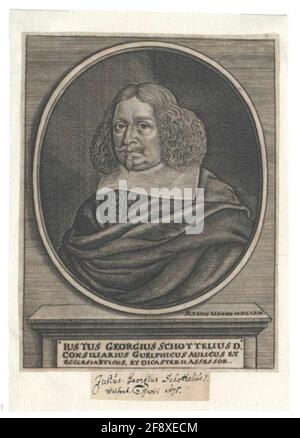Schottelius, Justus Georg (1612-1676) Stecher: Buno, Conrad Stock Photo ...