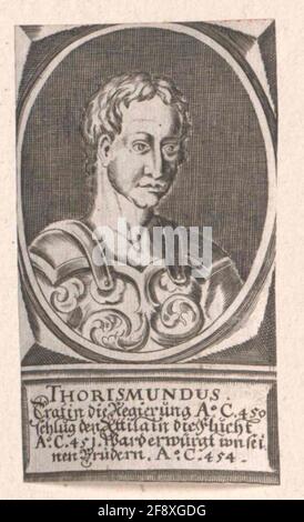 Thorismund, King of the Westgoten Stock Photo - Alamy