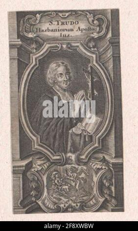 Trudo of Haspengau, Saint Stock Photo - Alamy