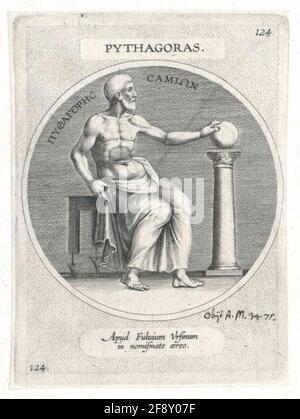Pythagoras (6th century BC) Ancient Greek Philosopher and mathematician ...
