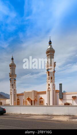 Moschee in al-Chasab, Khasab, in der omanischen Enklave Musandam, Oman ...