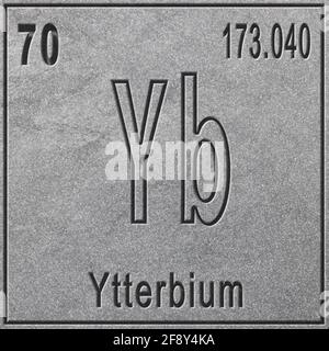 Ytterbium is a chemical element with the symbol Yb and atomic number 70 ...