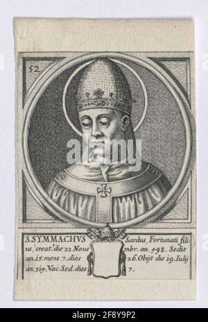 Symmachns, a pope Stock Photo - Alamy