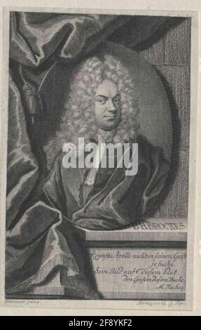 Brockes, Barthold Heinrich Painter: Denner, Balthasar (1685) Stecher ...