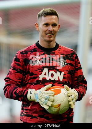 Dean Henderson of Manchester United during the Premier League match at ...