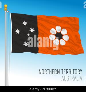 Flag map of NORTHERN TERRITORY, AUSTRALIA Stock Vector Image & Art - Alamy