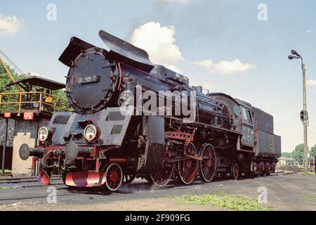 Polish steam trains in 1997 Stock Photo - Alamy