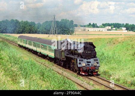 Polish steam trains in 1997 Stock Photo - Alamy