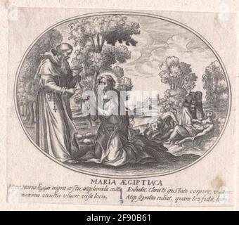 Maria von Egypt, saints Stock Photo - Alamy
