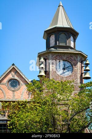 Architectural details of whimsey and texture in black and white of the ...