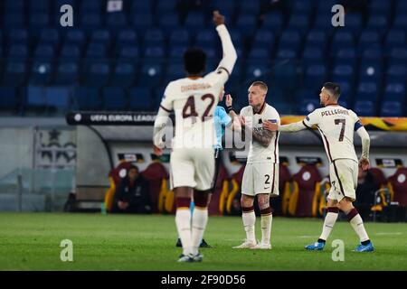 Rick Karsdorp of AS Roma during the UEFA Europa League Group A stage ...
