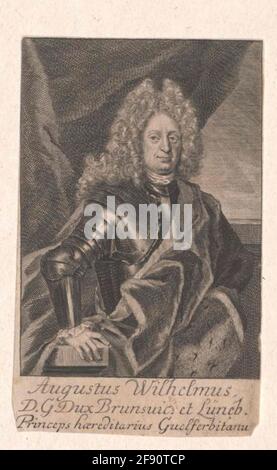August Wilhelm, Duke of Braunschweig-Wolfenbüttel Stecher: Bernigeroth ...