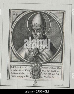Felix III., Pope Stock Photo - Alamy