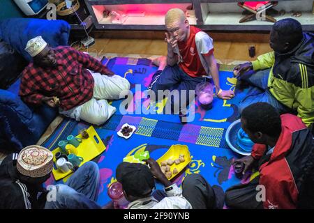 Nairobi. 15th Apr, 2021. Photo taken on April 15, 2021 shows Strawberry ...