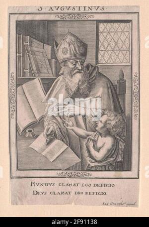 Augustinus of Hippo, holy Stock Photo - Alamy