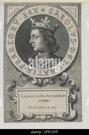 Karl IV. The beautiful, king of France Stock Photo - Alamy