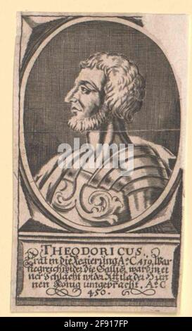 Theoderich I., King of the Westgoten Stock Photo - Alamy