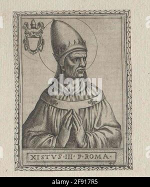 Sixtus III., papa Stock Photo - Alamy