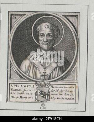 Pelagius I., papa Stock Photo - Alamy