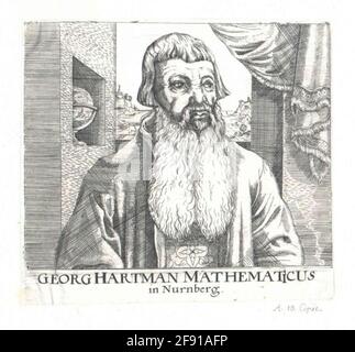 Portrait of Georg Hartmann Stock Photo - Alamy