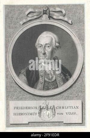 Voss, Friedrich Christian Hieronymus of Stock Photo - Alamy