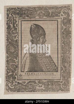 Pelagius I., papa Stock Photo - Alamy