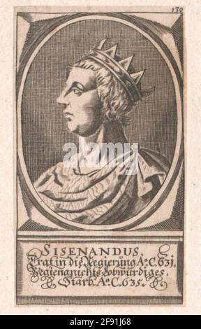Sisenand, King of the Westgoten Stock Photo - Alamy