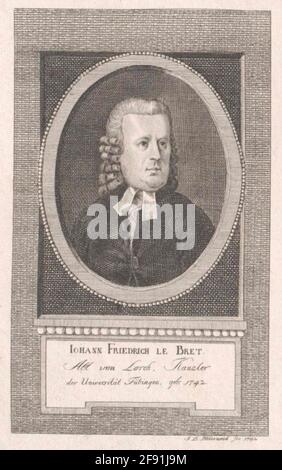 Le Bret, Johann Friedrich Stock Photo - Alamy