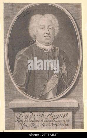 Friedrich August II, Elector of Saxony 1734/1850 Stock Photo - Alamy