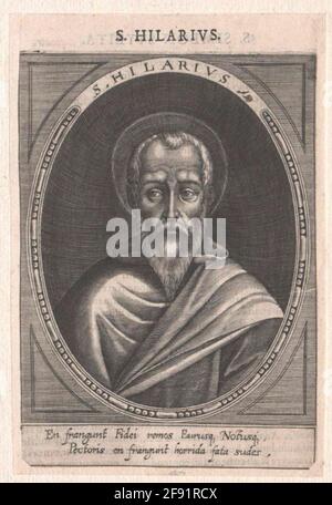 Hilarius of Poitiers, holy Stock Photo - Alamy