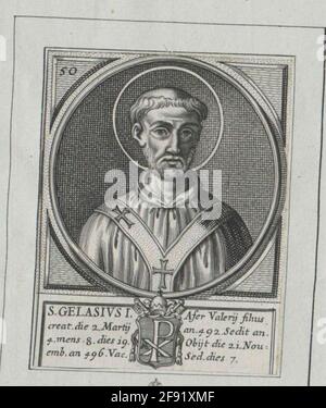 Gelasius I., pope Stock Photo - Alamy